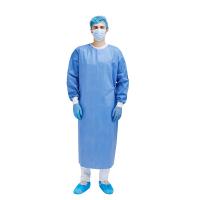 China CE Waterproof Sterile Sms Fabric Gown Quick Dry Nontoxic for sale