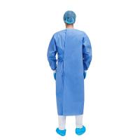 China CE Waterproof Sterile Sms Fabric Gown Quick Dry Nontoxic for sale