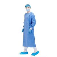 China CE Waterproof Sterile Sms Fabric Gown Quick Dry Nontoxic for sale