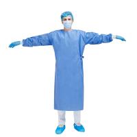China CE Waterproof Sterile Sms Fabric Gown Quick Dry Nontoxic for sale