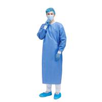 China CE Waterproof Sterile Sms Fabric Gown Quick Dry Nontoxic for sale