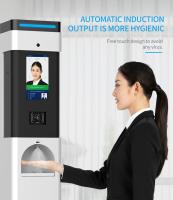 China Android 7.1.2 os School Infrared Thermometer Gate Stand Face Scan Temperature Machine for sale