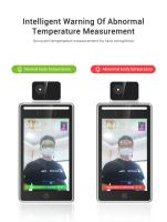 China 8 Inch LCD Screen Door Lock Smart Face Recognition Temperature Device With Camera for sale