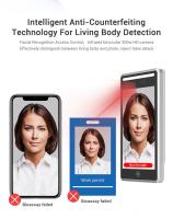 China 8 Inch LCD Screen Door Lock Smart Face Recognition Temperature Device With Camera for sale