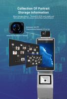 China 8 Inch LCD Screen Door Lock Smart Face Recognition Temperature Device With Camera for sale