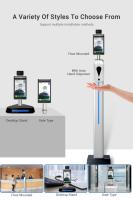 China 8 Inch LCD Screen Door Lock Smart Face Recognition Temperature Device With Camera for sale