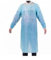 China Medical Protective Cpe Plastic Surgical Gown Easy To Wear And Removal for sale