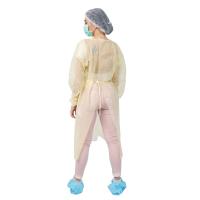 China Lightweight Non Woven Sms Isolation Gown Breathable S-4XL Size for sale