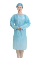 China Latex Free Medical Isolation Gown , Cpe Plastic Gown Environment Friendly for sale
