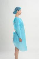 China Latex Free Medical Isolation Gown , Cpe Plastic Gown Environment Friendly for sale