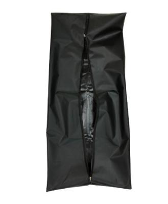 China Black Zipper PVC Dead Body Bags for sale