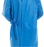 China Nonwoven Sms Standard Disposable Protective Gown Long Sleeve Antipollution for sale