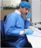China Nonwoven Sms Standard Disposable Protective Gown Long Sleeve Antipollution for sale