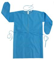 China Sleeveless Disposable Protective Gown Clinic Physical Hospital Patient Uniform for sale