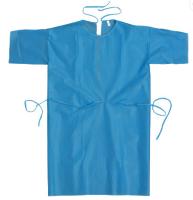 China Sleeveless Disposable Protective Gown Clinic Physical Hospital Patient Uniform for sale