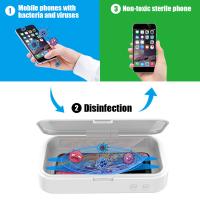 China 5V UV Light Cell Phone Sanitizer Box Killing 99.99% Virus for sale