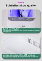 China 99.9% Kill Bacteria Mobile Phone Disinfection Box Esterilizadora Telefono UV for sale