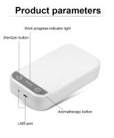China 99.9% Kill Bacteria Mobile Phone Disinfection Box Esterilizadora Telefono UV for sale