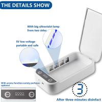 China Large Capacity Mobile Phone Sanitizer Box Smart Ultraviolet Sterilisation for sale