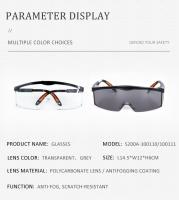 China PVC+PC Antifogwork Eye Safety Medical Protective Goggle Eyewear Ultraviolet Light for sale