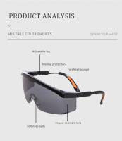 China PVC+PC Antifogwork Eye Safety Medical Protective Goggle Eyewear Ultraviolet Light for sale