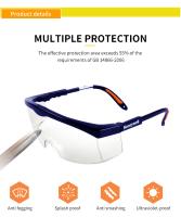China 38g Dustproof Industrial Safety Medical Goggles Clear PC Protective For Gas Cutting for sale