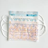 China Animal Printed Kids Disposable Face Mask , 3 Ply Earloop Face Mask 17.5*9.5cm for sale