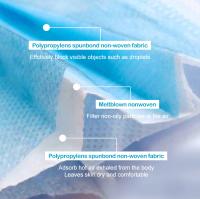 China Waterproof Disposable Medical Face Mask 3Ply OEM ODM Supported for sale