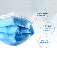 China Waterproof Disposable Medical Face Mask 3Ply OEM ODM Supported for sale