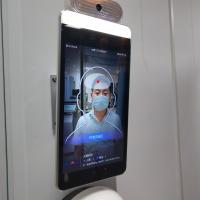 China Safeagle Fever Screen Face Scan Body Temperature Detector With Digital Forehead Thermometer for sale