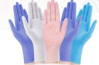 China Breathable Blue Black Disposable Medical Gloves 100% Nitrile Hand Gloves Size S To XL for sale
