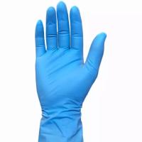 China Breathable Blue Black Disposable Medical Gloves 100% Nitrile Hand Gloves Size S To XL for sale