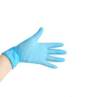 China Biodegradable Powder Free Disposable Nitrile Gloves 100pcs Box 9mil for sale