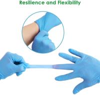 China Biodegradable Powder Free Disposable Nitrile Gloves 100pcs Box 9mil for sale