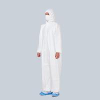 China Breathable Medical Protective Clothing 60g Microporous Suit Chemical Resistant for sale
