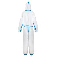 China EN 14126 Disposable Protective Suit , Hooded Disposable Coveralls for sale