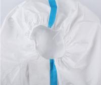 China EN 14126 Disposable Protective Suit , Hooded Disposable Coveralls for sale