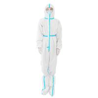 China High Permeability Medical Protective Clothing Work Coverall Adjustable Tightness for sale