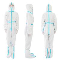 China High Permeability Medical Protective Clothing Work Coverall Adjustable Tightness for sale