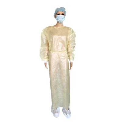 China Medical Protective Cpe Isolation Gown for sale