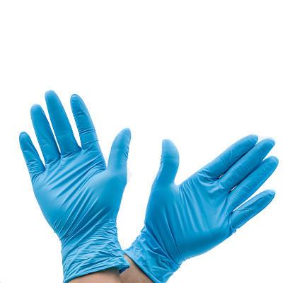 China Oil Resistant Disposable Nitrile Gloves Powder Free 3 Year Shelf Life for sale