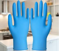 China Oil Resistant Disposable Nitrile Gloves Powder Free 3 Year Shelf Life for sale