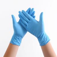 China Oil Resistant Disposable Nitrile Gloves Powder Free 3 Year Shelf Life for sale