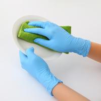 China Oil Resistant Disposable Nitrile Gloves Powder Free 3 Year Shelf Life for sale