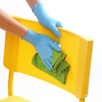 China Oil Resistant Disposable Nitrile Gloves Powder Free 3 Year Shelf Life for sale