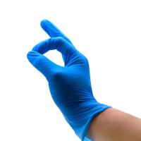 China EN455 CE Powder Free Nitrile Gloves With Customized Logo for sale