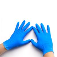 China EN455 CE Powder Free Nitrile Gloves With Customized Logo for sale