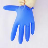 China EN455 CE Powder Free Nitrile Gloves With Customized Logo for sale