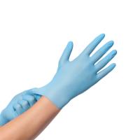 China Powder Free Disposable Protective Gloves Nitrile Medical Examination Gloves for sale