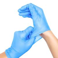 China Powder Free Disposable Protective Gloves Nitrile Medical Examination Gloves for sale